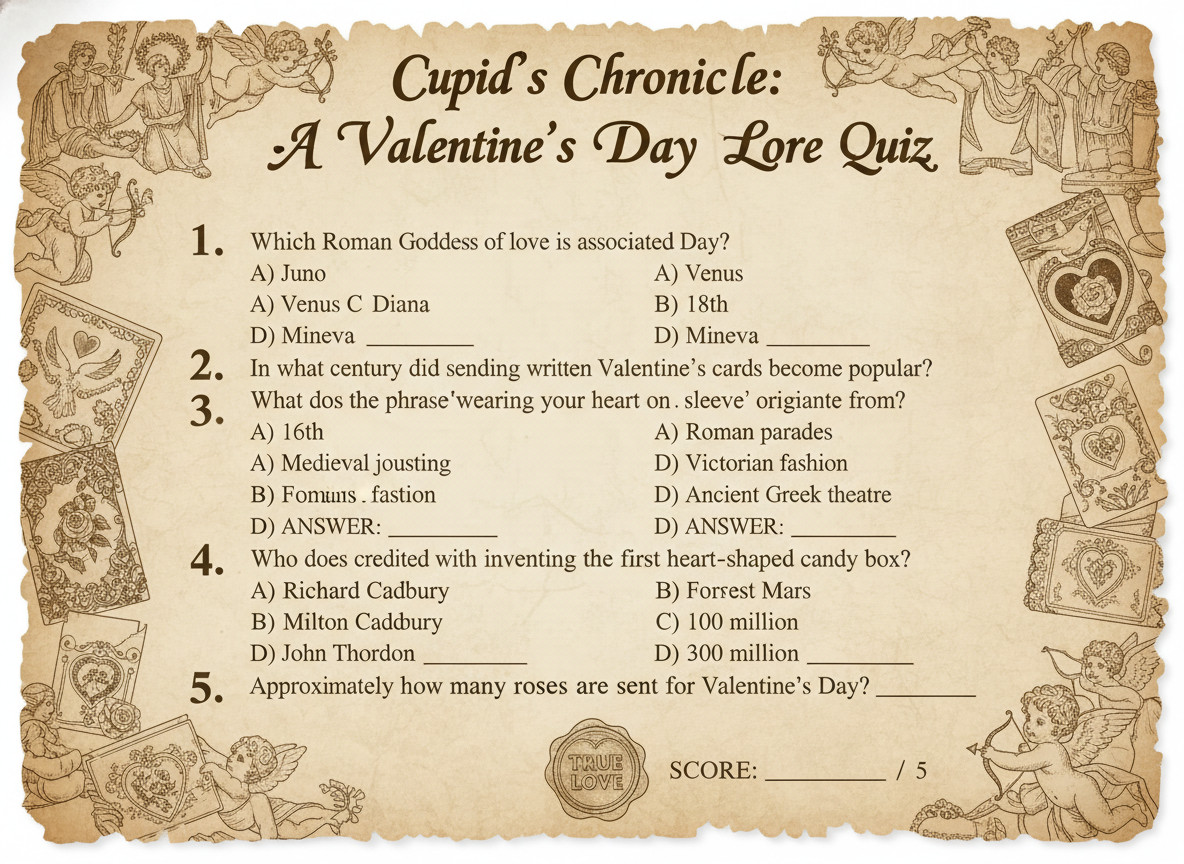 The Ultimate Valentine's Day Quiz: Ideas, Questions & Answers